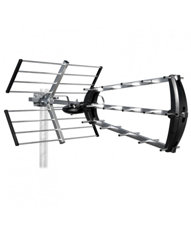 Antena exterior UHF triple con filtro 4G